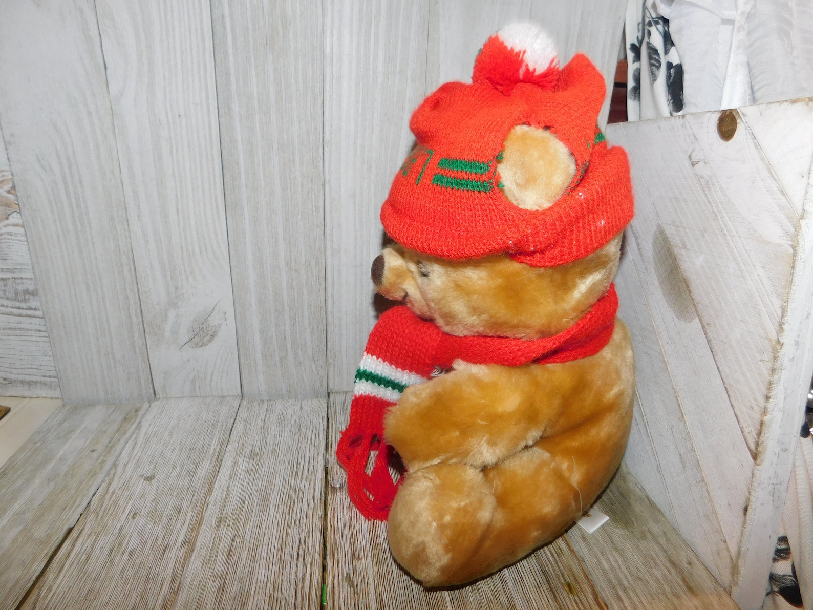 Vintage Cuddle 87 Winter Bear Vintage Stuffed Bear Vintage - Etsy