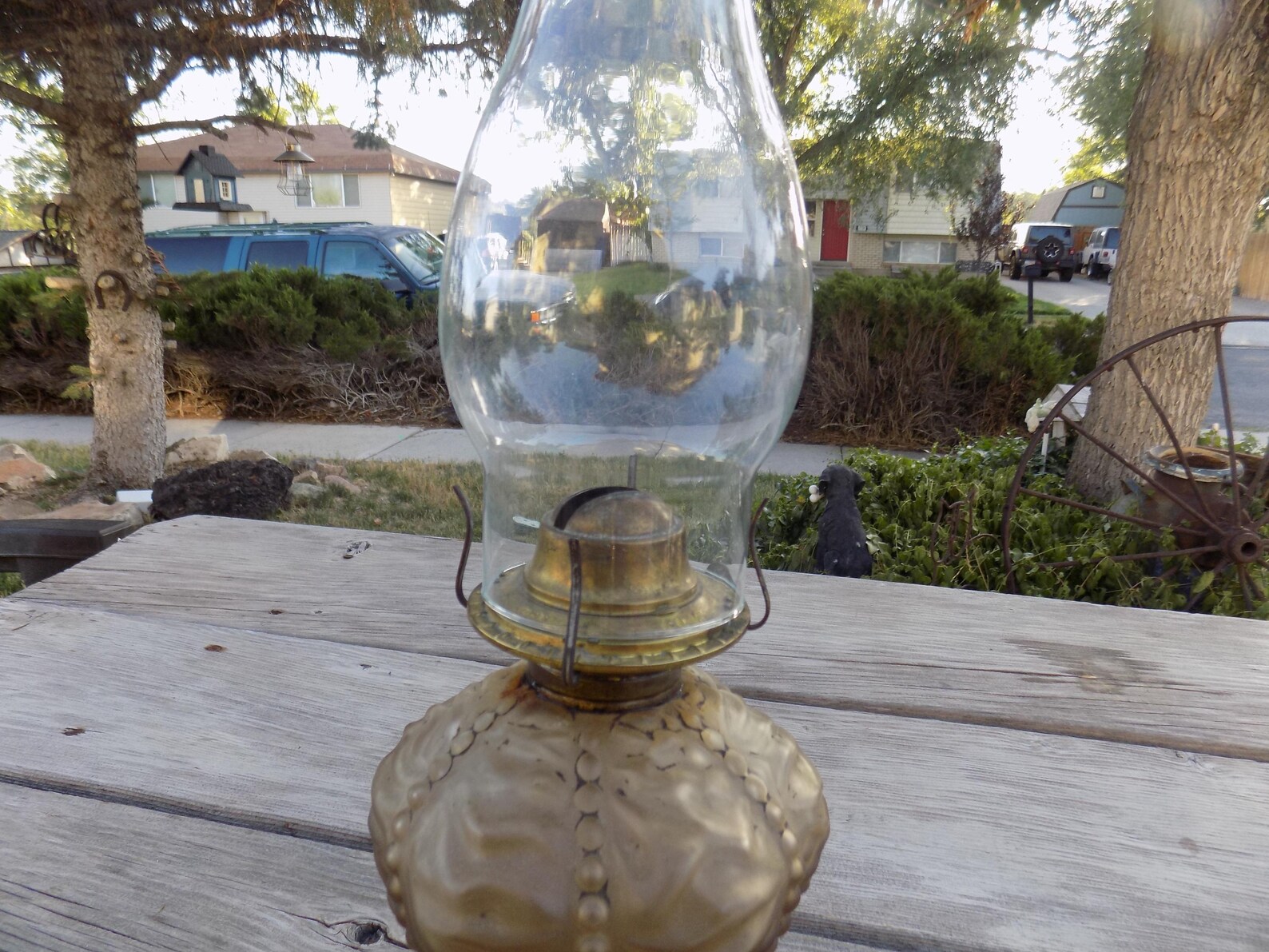 Oil Lamp, Kerosene Lamp Preppers Tool, Primitive Oil Lamp Vintage ...