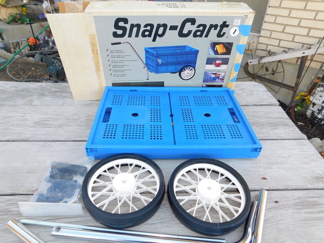 Vintage Snap Cart New in Box Never Used, Garden Cart, Grocery Cart ...