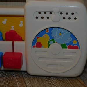 Vtg Fisher Price 1991 Musical Boom Box Radio Preschooler Toys Fisher ...