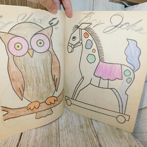 Vtg Whitman Color Book 117, 1980, Coloring Book, Vintage Children's ...