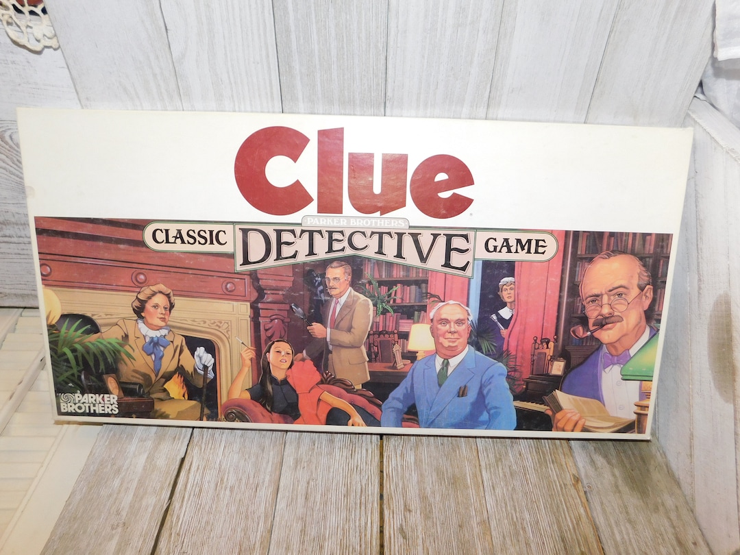Clue Game COMPLETE 1986, Vintage Board Game, Family Game Night ...