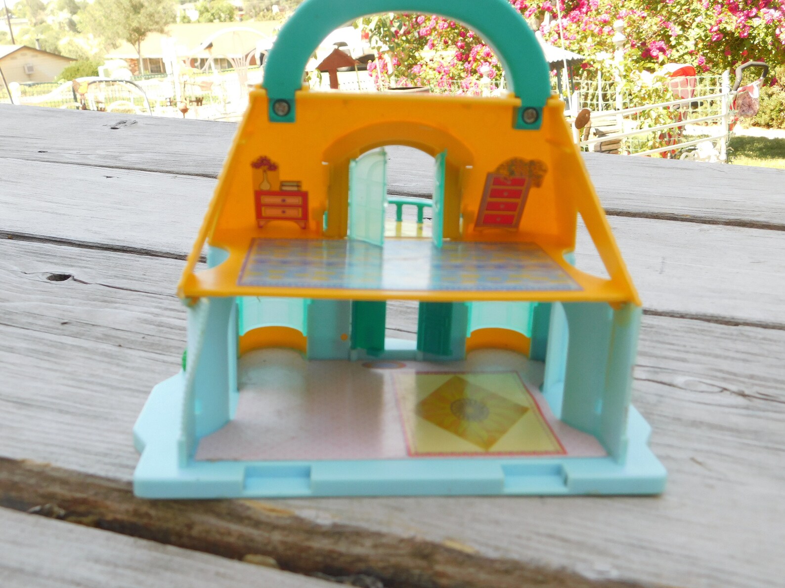Vtg Little Blue Box Doll House Tiny Dolls House Vintage Doll - Etsy