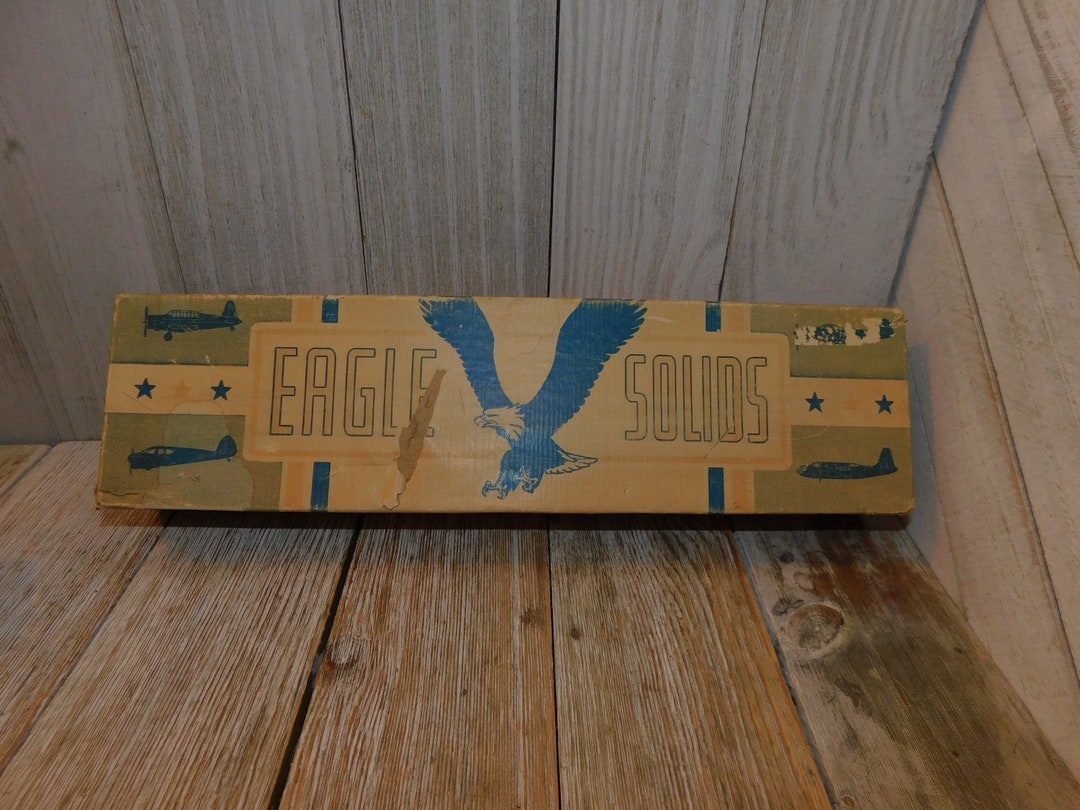 Vtg Eagle Solid Airplane Kit, Vintage Kit, Airplane, Boxed Kit, Vintage ...