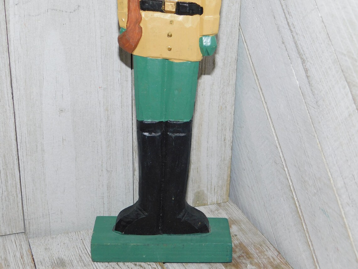 Vintage Wood Soldier Vintage Soldier Vintage Home Décor - Etsy