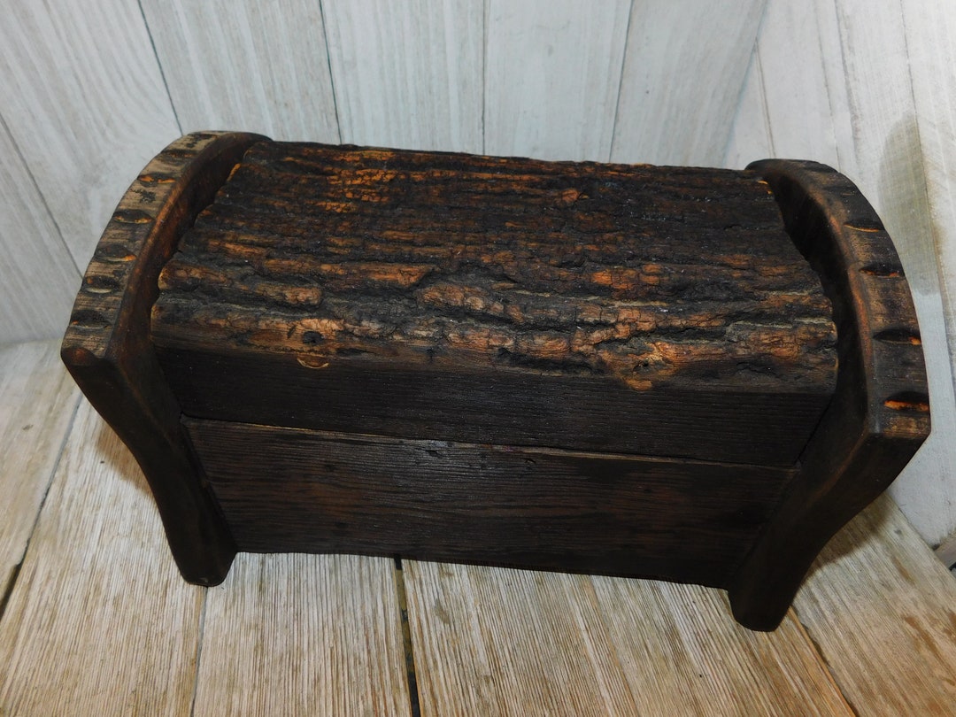 Vintage Trunk Wood Box, Vtg Wood Box, Storage Box, Farmhouse Decor ...