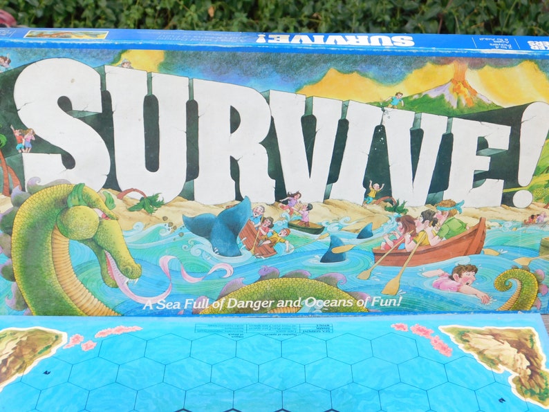 Vintage Survive Board Game Pieces 1982 Replacement Pieces - Etsy