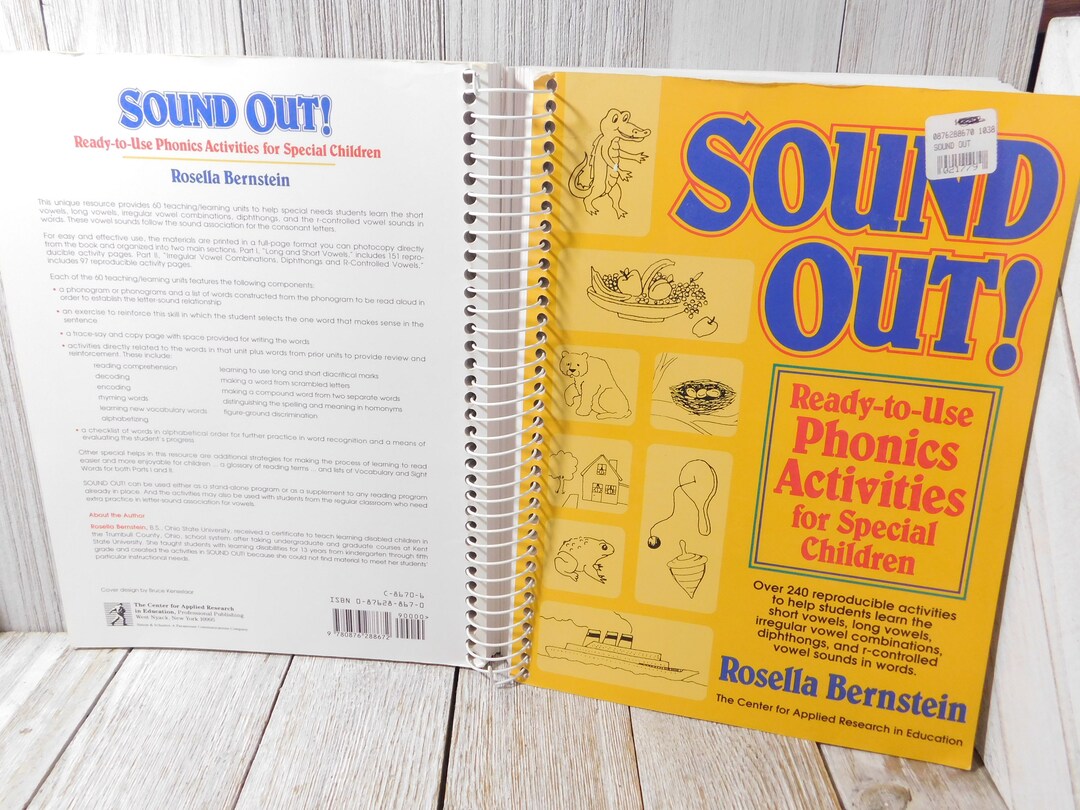 Sound Out Book Ready to Use Phonics Activitys for Special Children ...