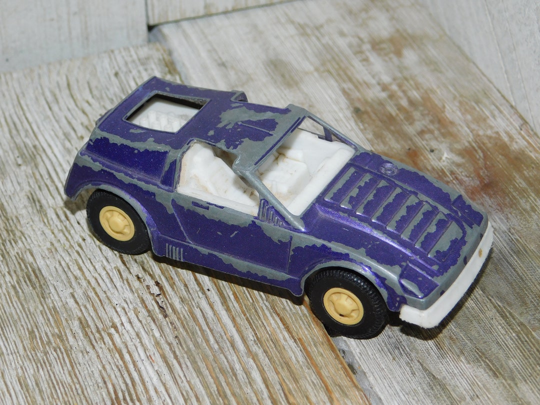 Tootsie Toy Purple Car Captain Lazer Car, Metal Toy Car, Vintage ...