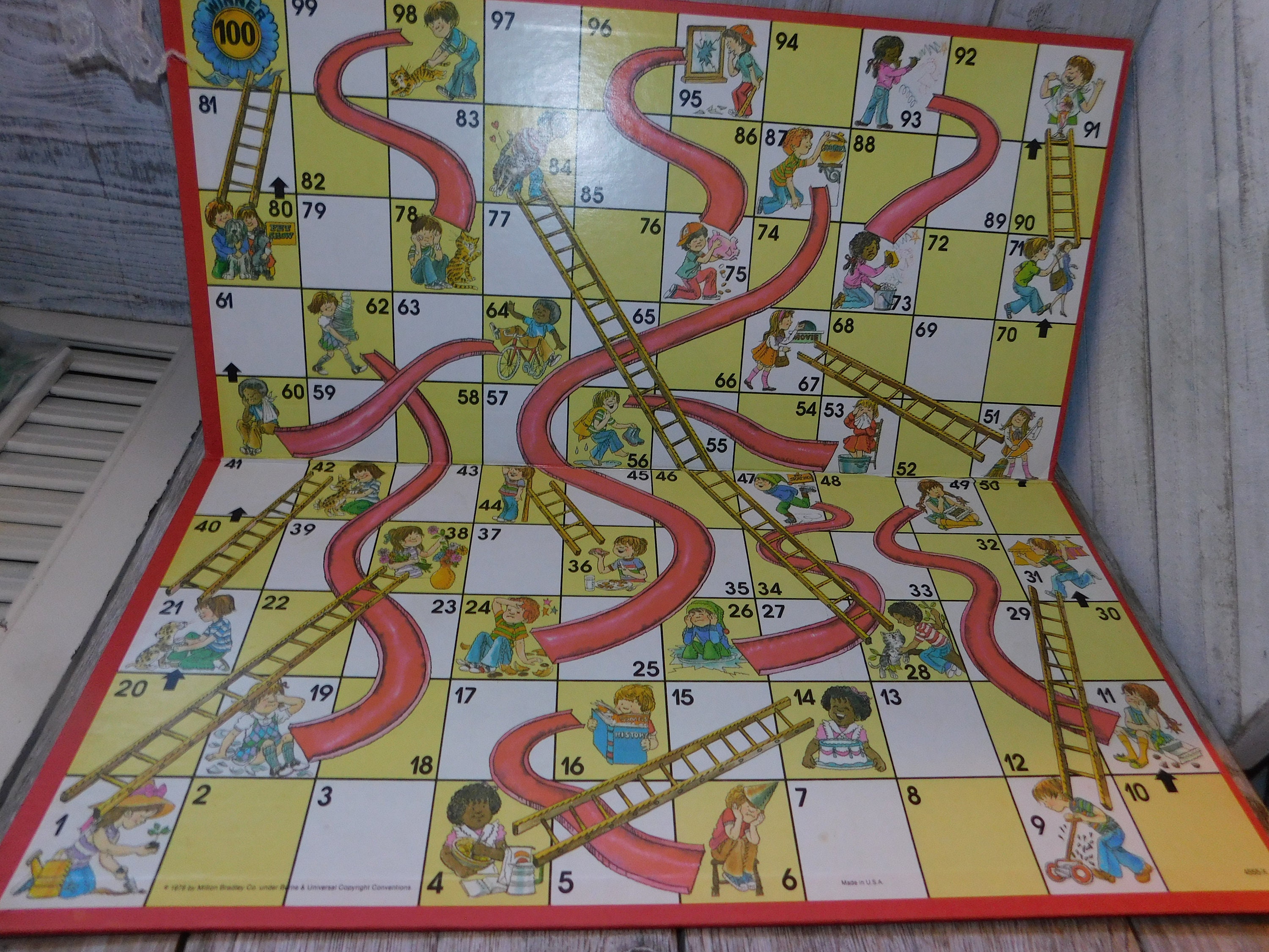 Chutes And Ladders Game Pieces