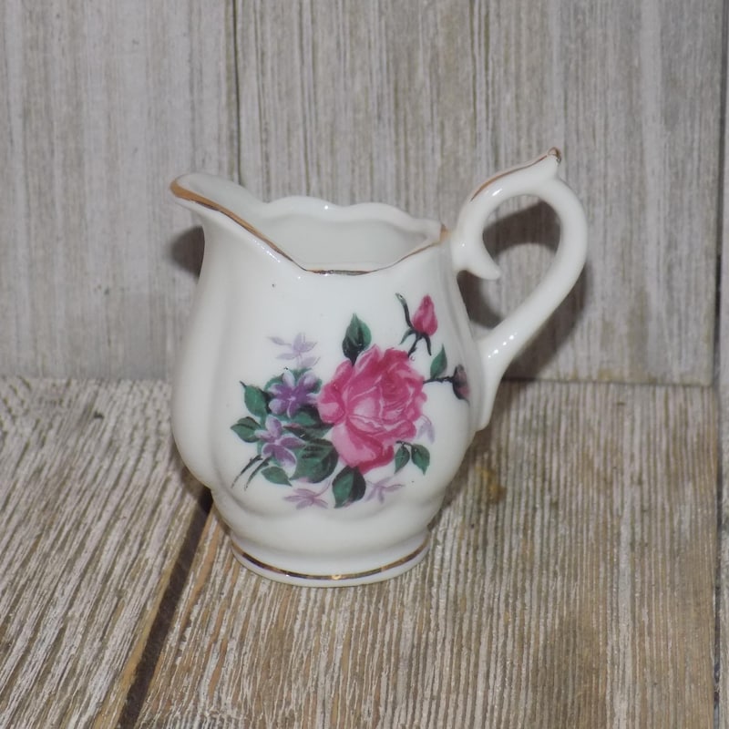 Pink Rose Pitcher - Etsy