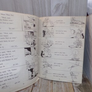 Vtg Fun With Ick and Jane the Basic Reader, Think and Do Workbook, 1946 ...