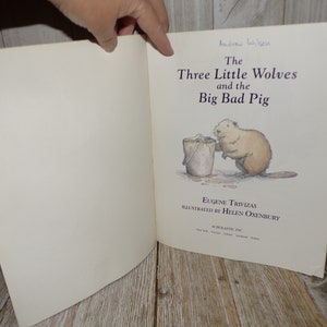 The Little Wolves and the Big Bad Pig by Eugene Trivizas and Helen ...