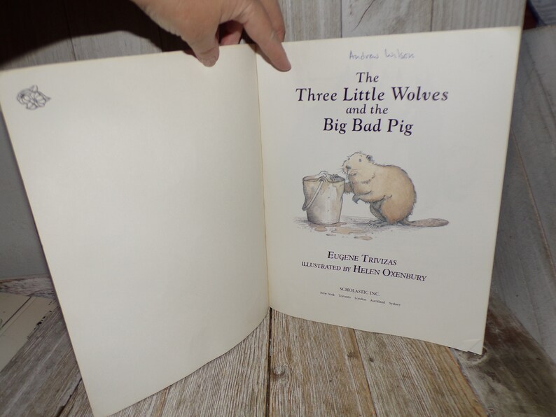 The Little Wolves and the Big Bad Pig by Eugene Trivizas and Helen ...