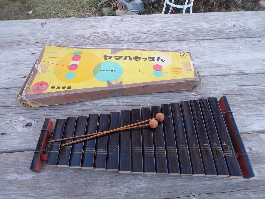 Yamaha Xylophone Instrument W Box, Playing Sticks, Musical Instrument ...