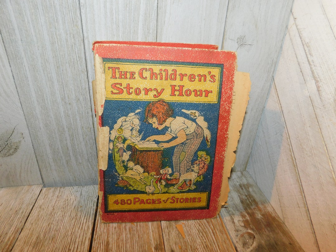 Antique Book the Children's Story Hour, From Many Lands 480 Pages of ...