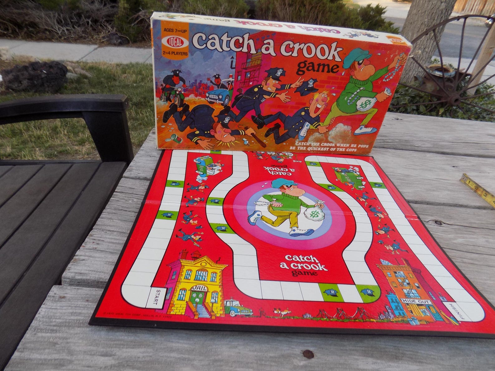 Catch a Crook Game BOARD ONLY, 1971 Game Parts, Craft, Memories, Gift ...