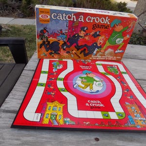 Catch a Crook Game BOARD ONLY, 1971 Game Parts, Craft, Memories, Gift ...