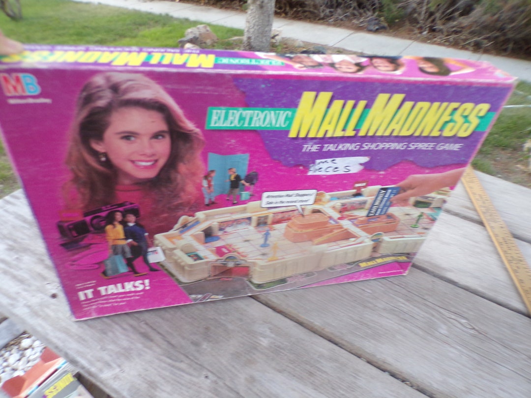 Vtg Mall Madness Board Game BOX ONLY 1989 Not Game, Large Game Box ...