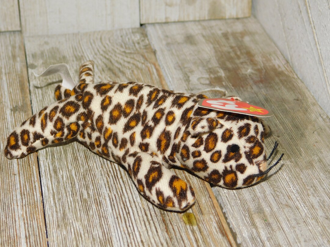 Vintage Ty Leopard Freckles 1993 Vintage Stuffed Leopard, Leopard Vtg ...
