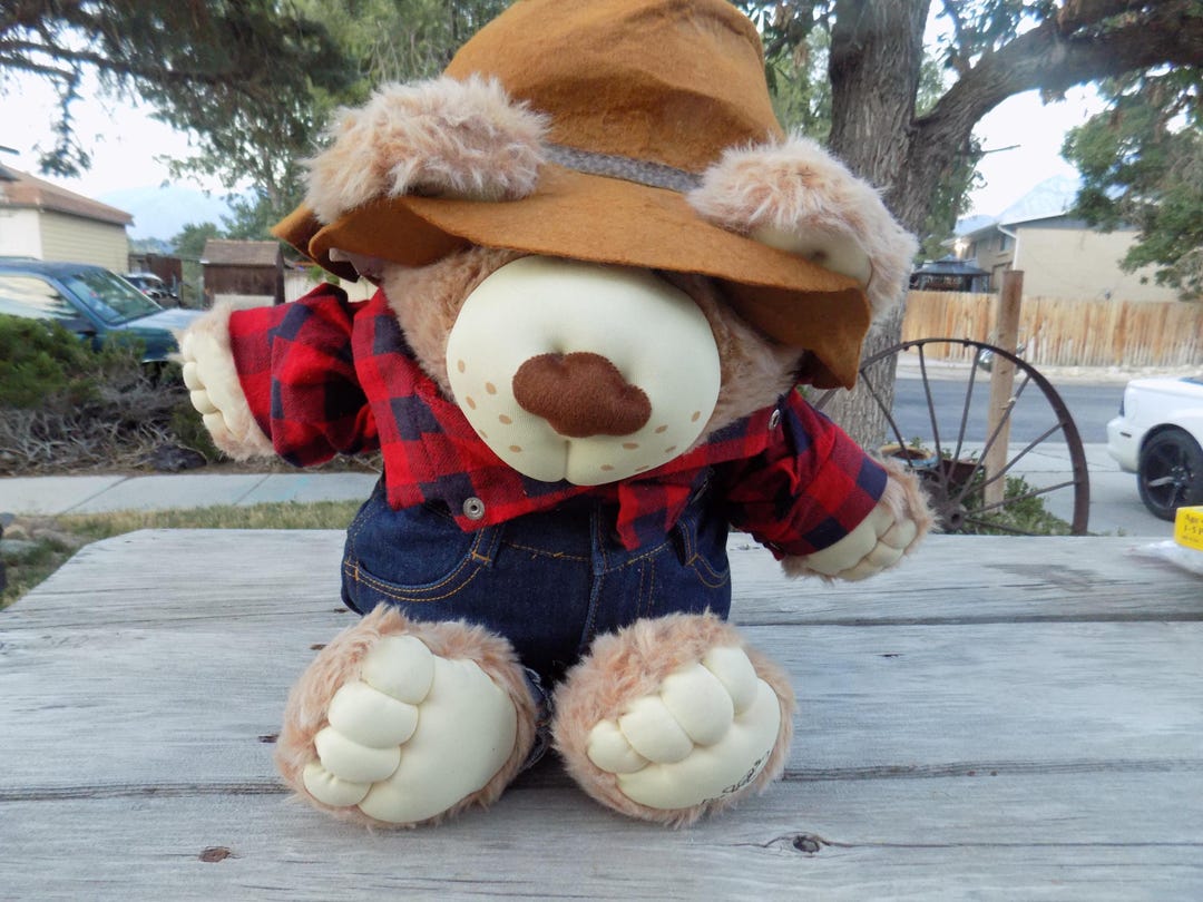 Coleco Furskins Bear Farrell Vtg Bear Cabbage Patch Roberts Xavier Vtg ...