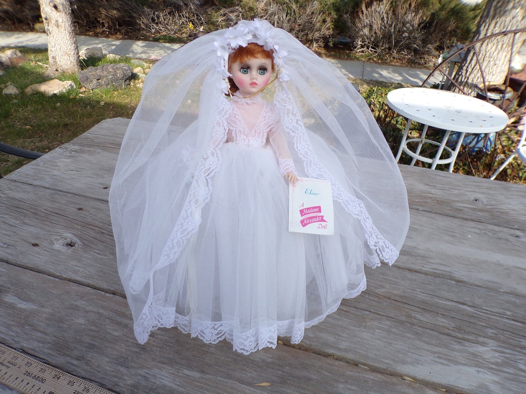 Madame Alexander, Elise Bride Doll, Strawberry Blonde Hair, Wedding ...