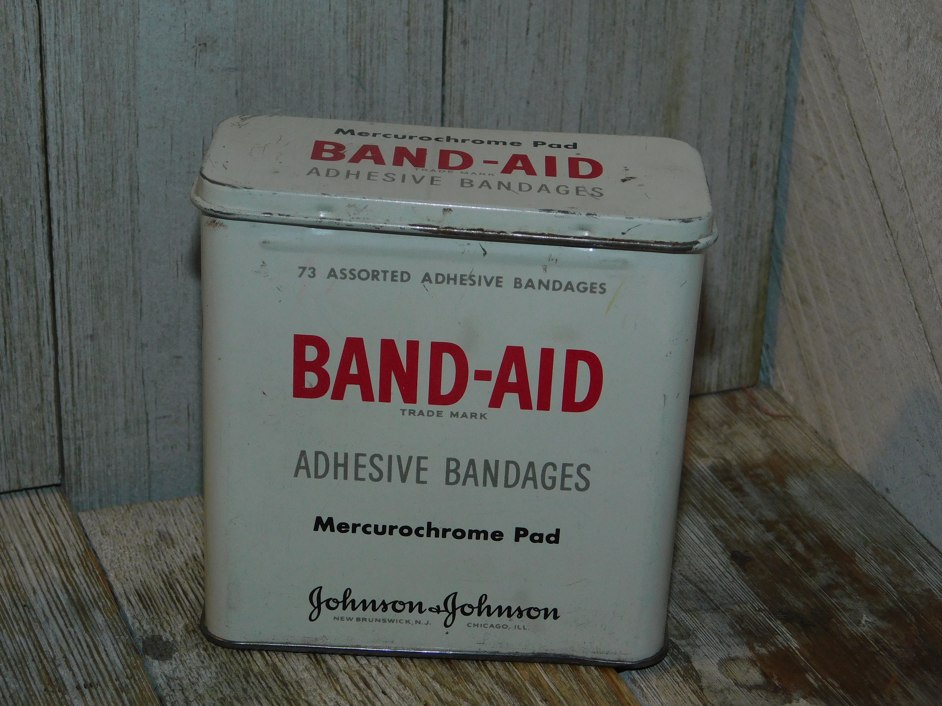 Vintage Band Aid Box