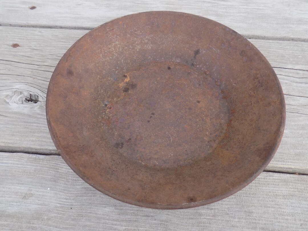 Gold Panning Pan, Old RUSTY Pan, Rustic Home Decor, Memories, Gift ...