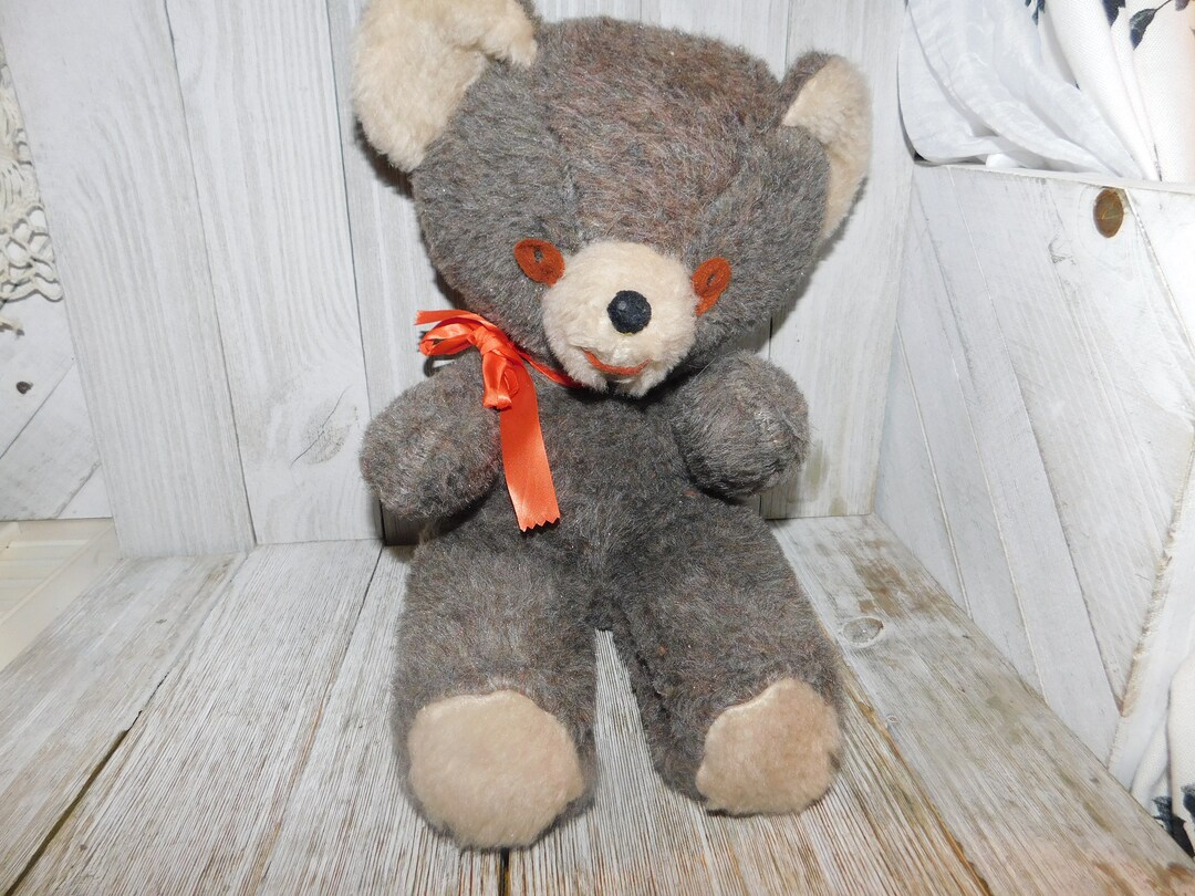 Vintage Stuffed Teddy Bear, Vintage Stuffed Toys, Country Home Decor ...