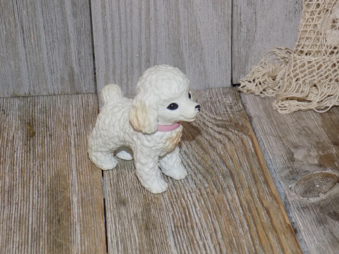 Doll Poodle, White Brown Poodle, Vintage Toys, Memories, Gift, Prop ...
