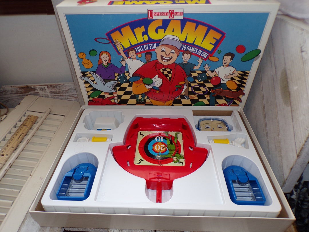 Mr. Game 20 Games in One Board Game University Games 1993 GAME PARTS ...