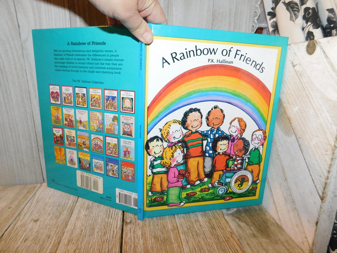 A Rainbow of Friends 1994 P.K Hallinan, Vintage Childrens Book, Hard ...