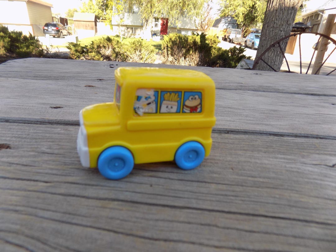 Sesame Street Bus, 1996 Mcdonalds Toy, Happy Meal Toy, Mini Sesame ...