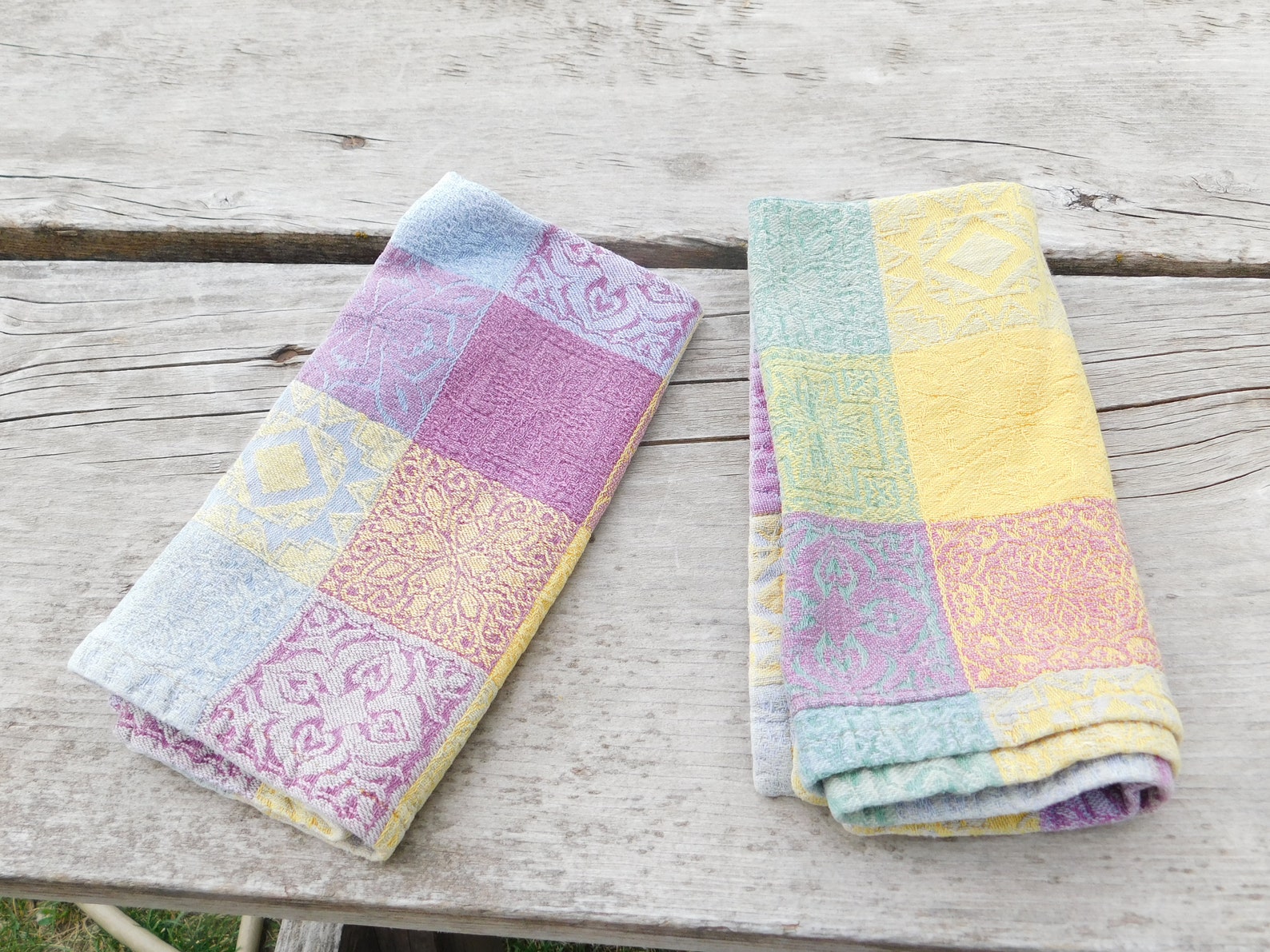 Vintage Set of 2 Cloth Napkins Vintage Napkins Prop Vintage - Etsy