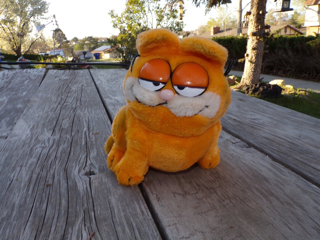 Garfield Big 1981, Vtg Stuffed Garfield, Stuffed Garfield, Vintage ...