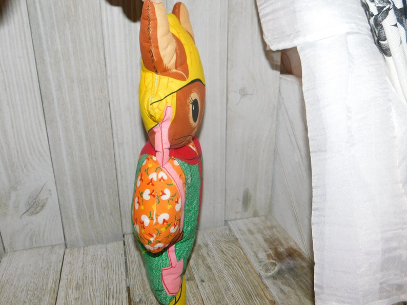 Vintage Cut N Sew Fabric Bunny Bunny Rabbit Vintage Stuffed - Etsy