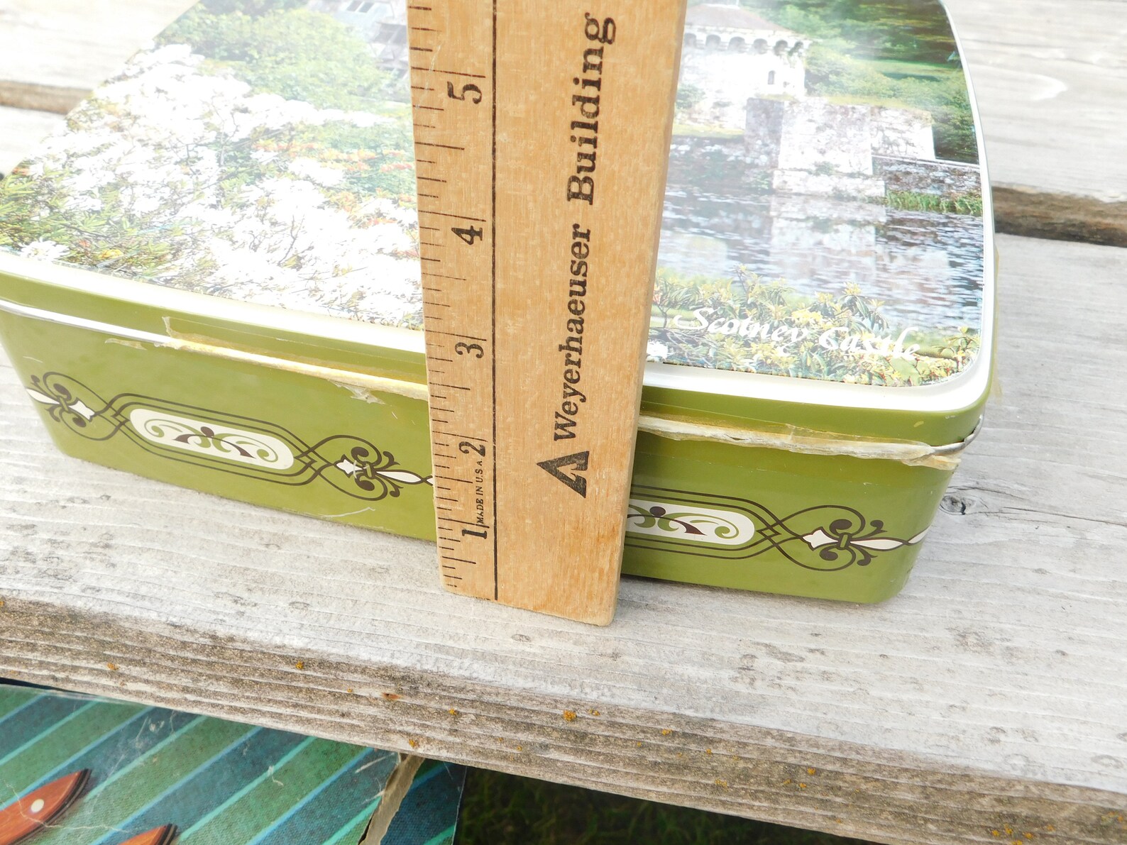 Vintage Scotney Castle Tin Box Rare Scotney Castle Tin Can - Etsy