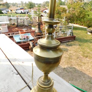 Vintage Tall Torchier Torch Brass Floor Lamp, Vintage Lamp Vintage ...