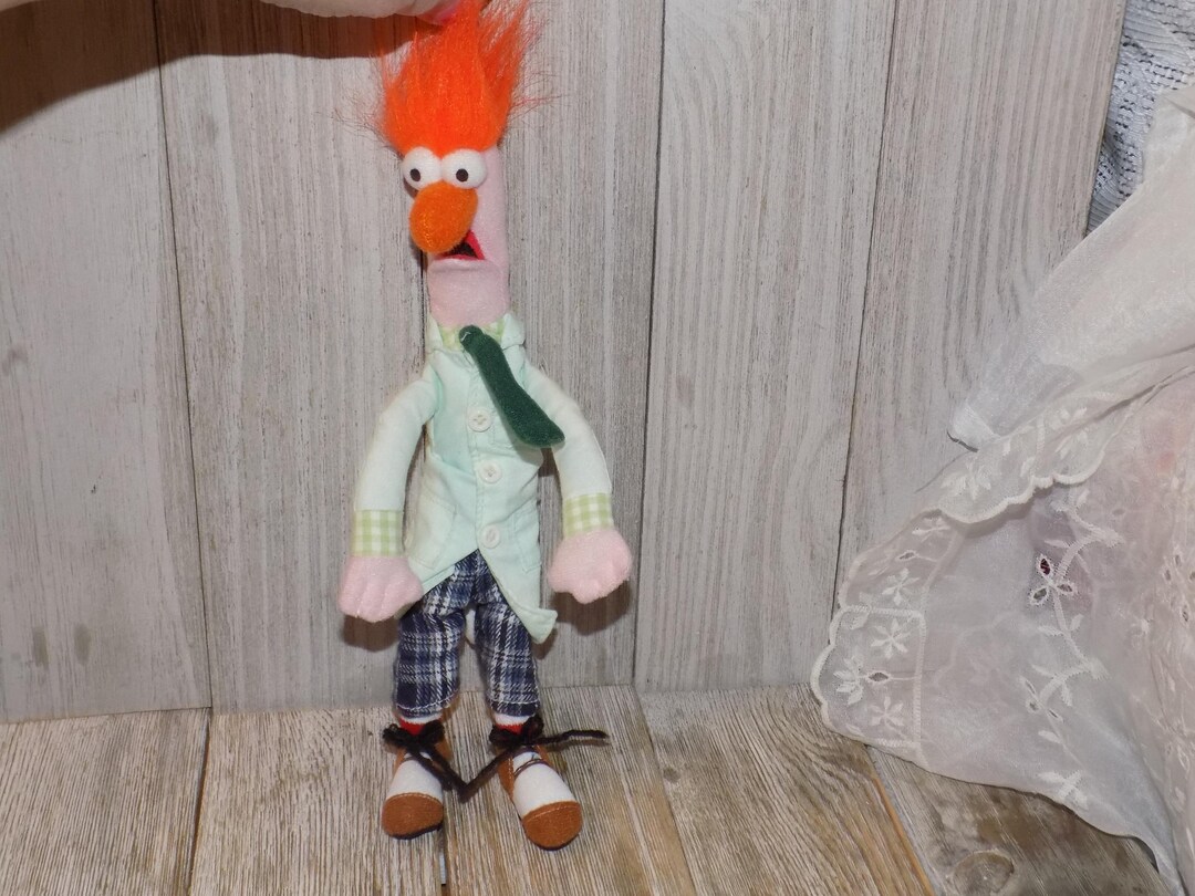 Sesame St MUPPETS BEAKER FIGURE 2002, Plush, Memories, Gift, Prop ...