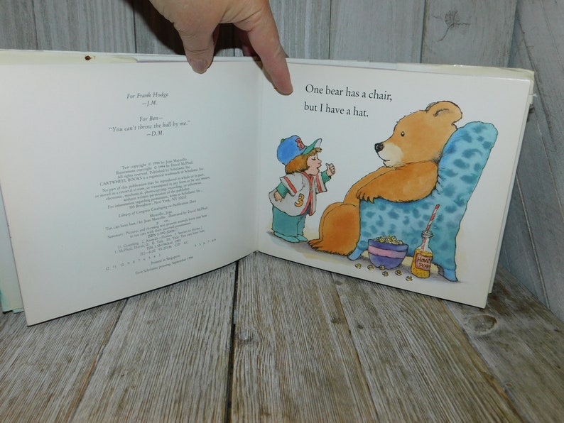 Ten Cats Have Hats A Counting Book 94, Preschooler Book, Vintage ...