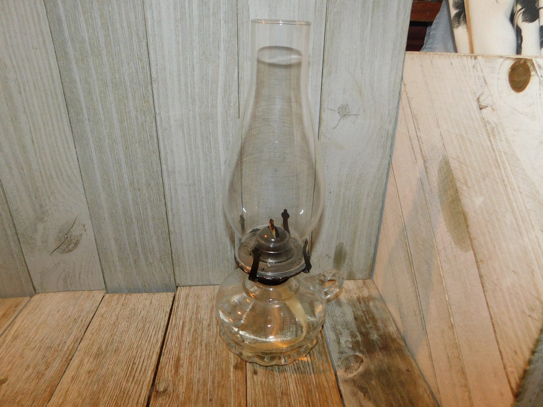 Finger Loop Kerosene Lamp Bottom, Lamp Bottom, Lantern Bottom, Glass ...
