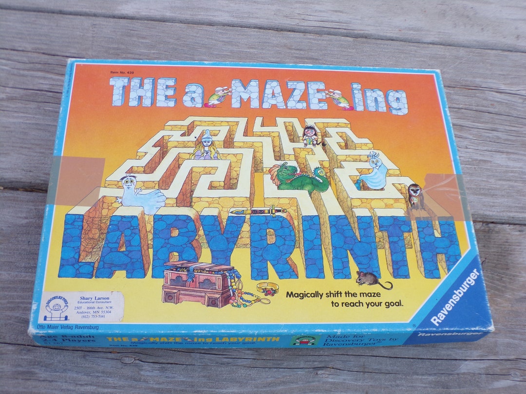 Vtg the A Amazing Labyrinth Game Board, Game Box, Game Tray ONLY Not a ...
