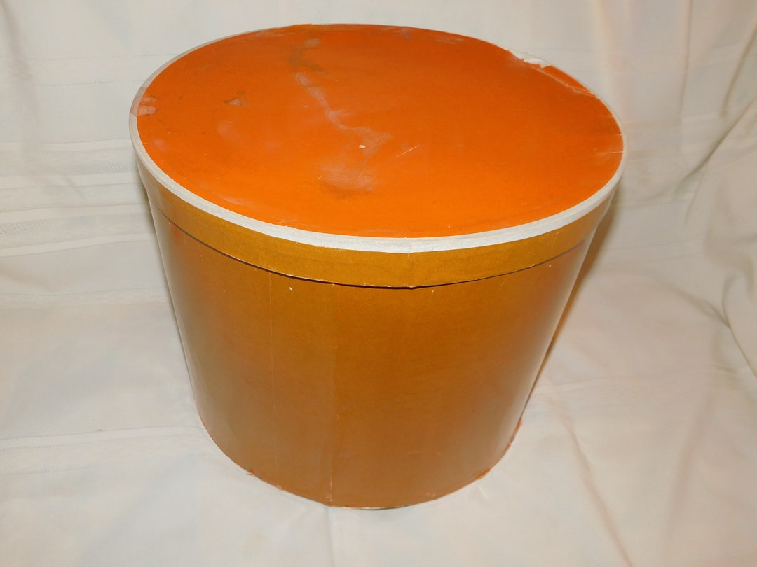 Hat Box, Large Hat Box, Oval Hat Box, Vintage Home Decor, Country Farm ...