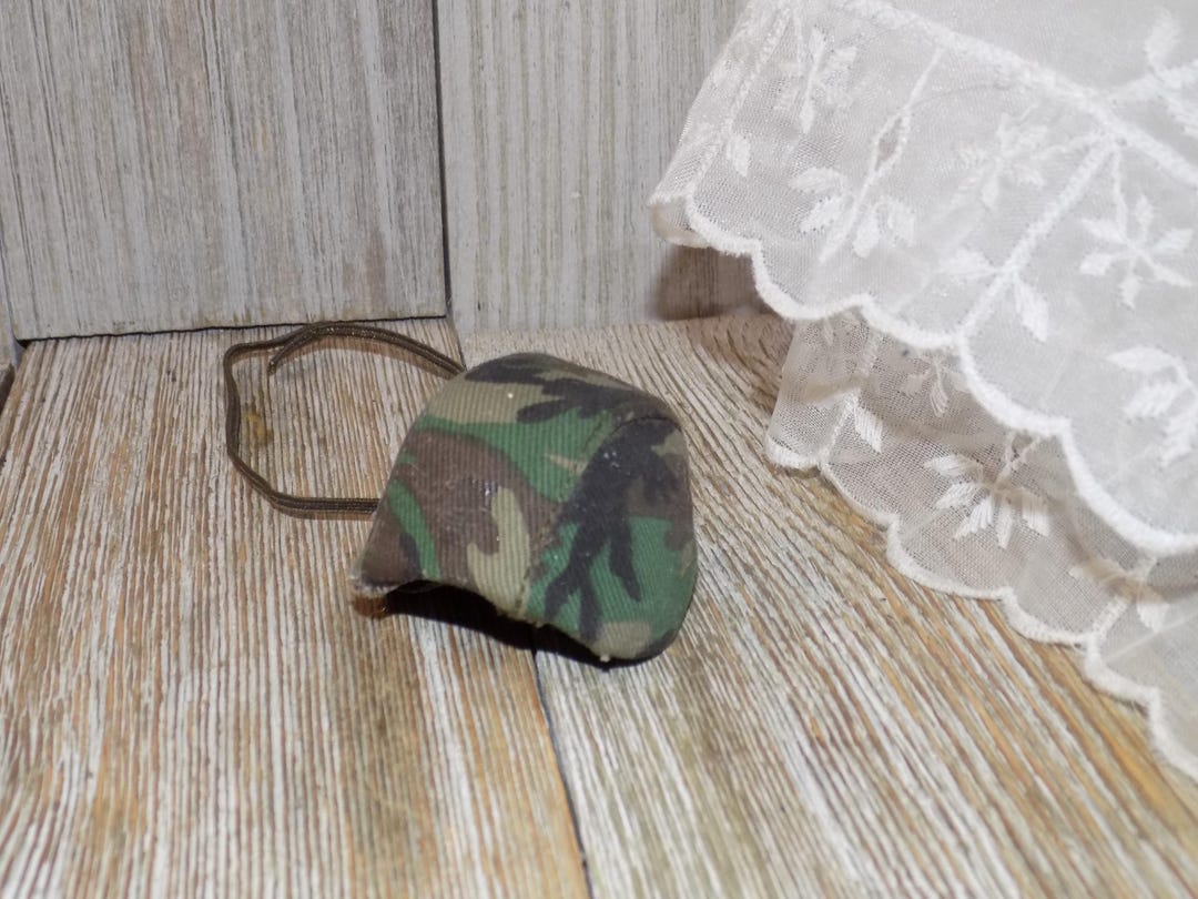 Doll Military Helmet, Camouflage Helmet, Vtg Doll Clothes, Memories ...