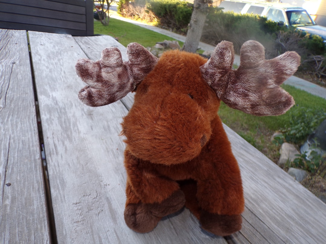 Ty Moose Plush 1999, Plush Moose, Stuffed Moose, Vintage Stuffed ...