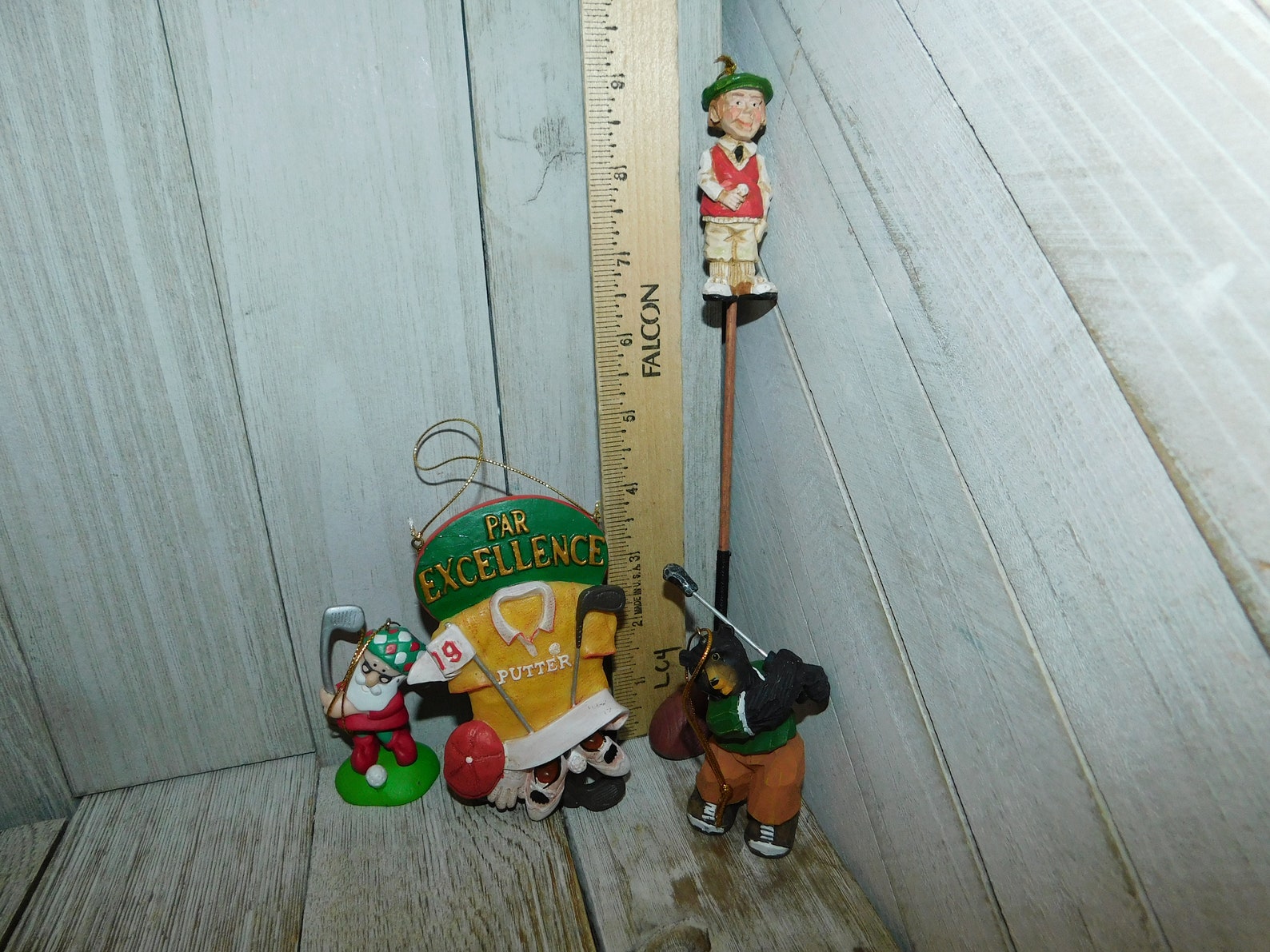 Vintage Golf Decorations Golf Figures Golfing Vintage Home - Etsy