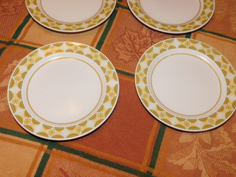 Noritake Progression China Sunglow Salad or Dessert Plates Set | Etsy