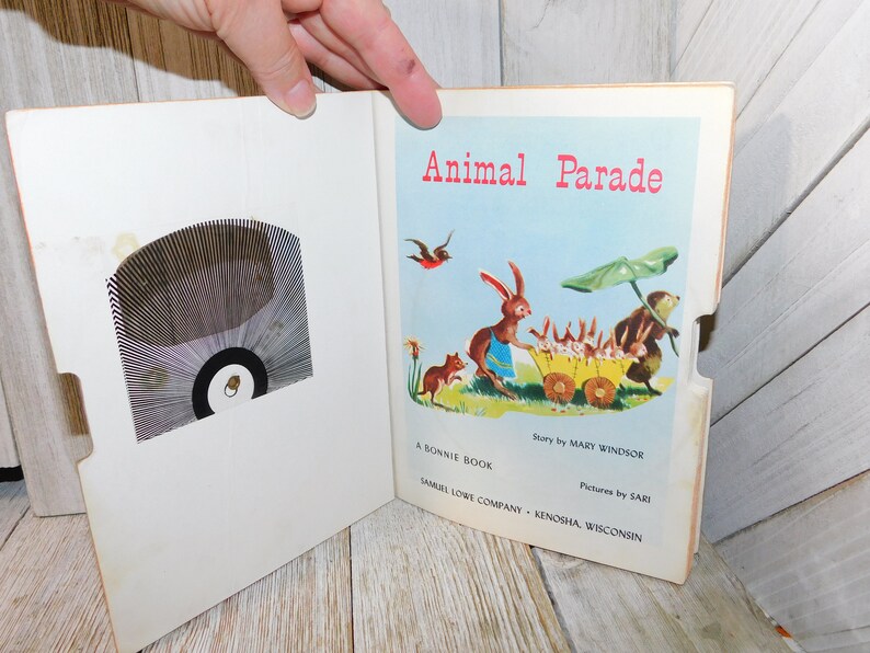 Vintage TV Animal Parade Story Bonnie Book 1951 Vintage | Etsy