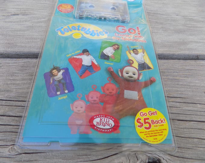 TELETUBBIES Go Exercise With the Teletubbies Cassette Tape Set, Vtg ...