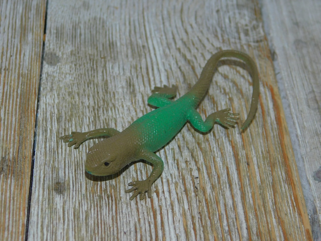 Rubber Lizard, Vintage Toy Lizard, Vintage Toys, Toy Animals, Lizards ...